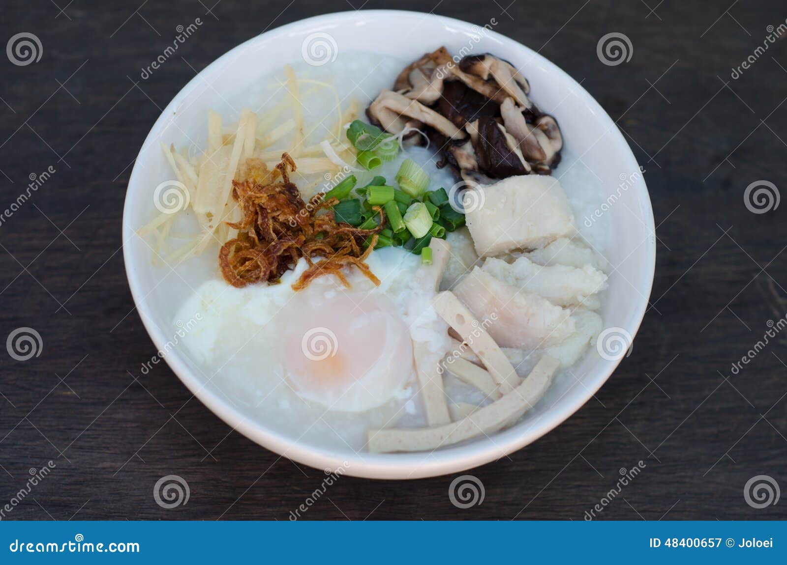 Gruel With Fish And Egg Royalty-Free Stock Photography | CartoonDealer ...