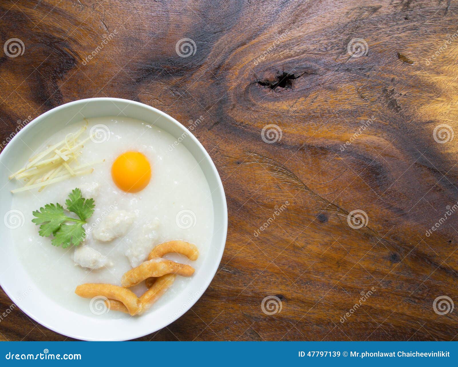 Rice gruel stock image. Image of breakfast, table, rice - 47797139