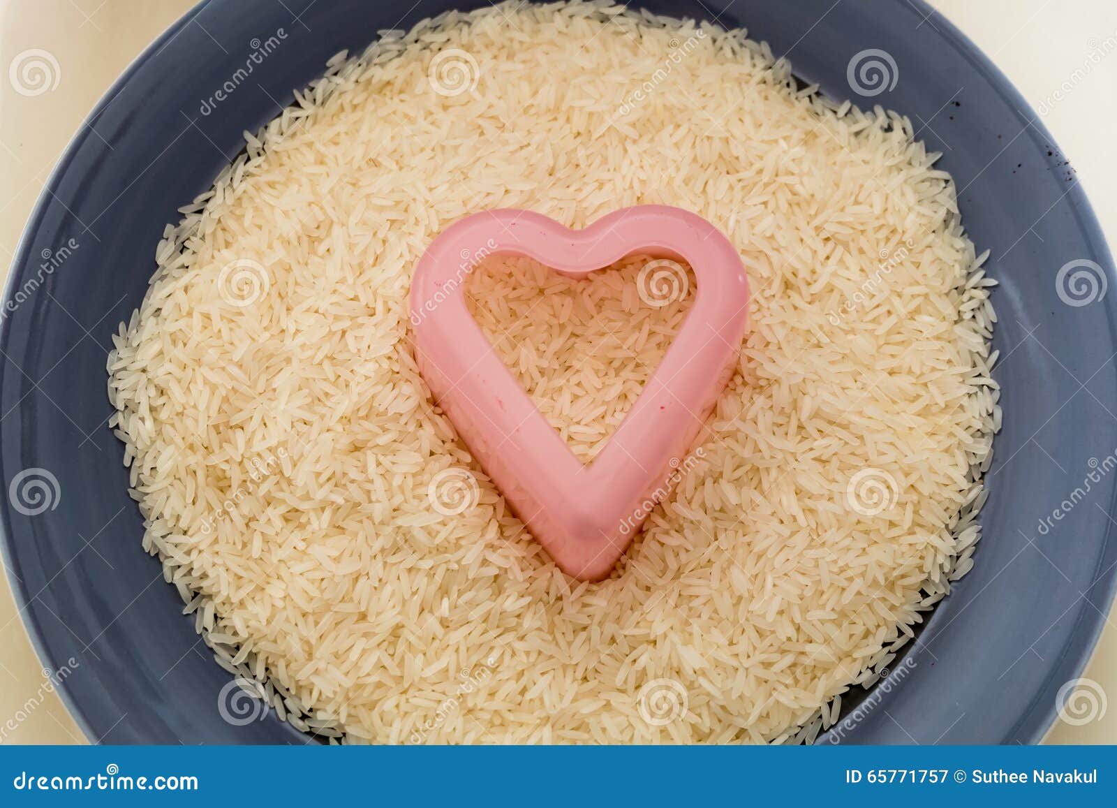 Rice in heart stock image. Image of uncooked, cooking - 65771757