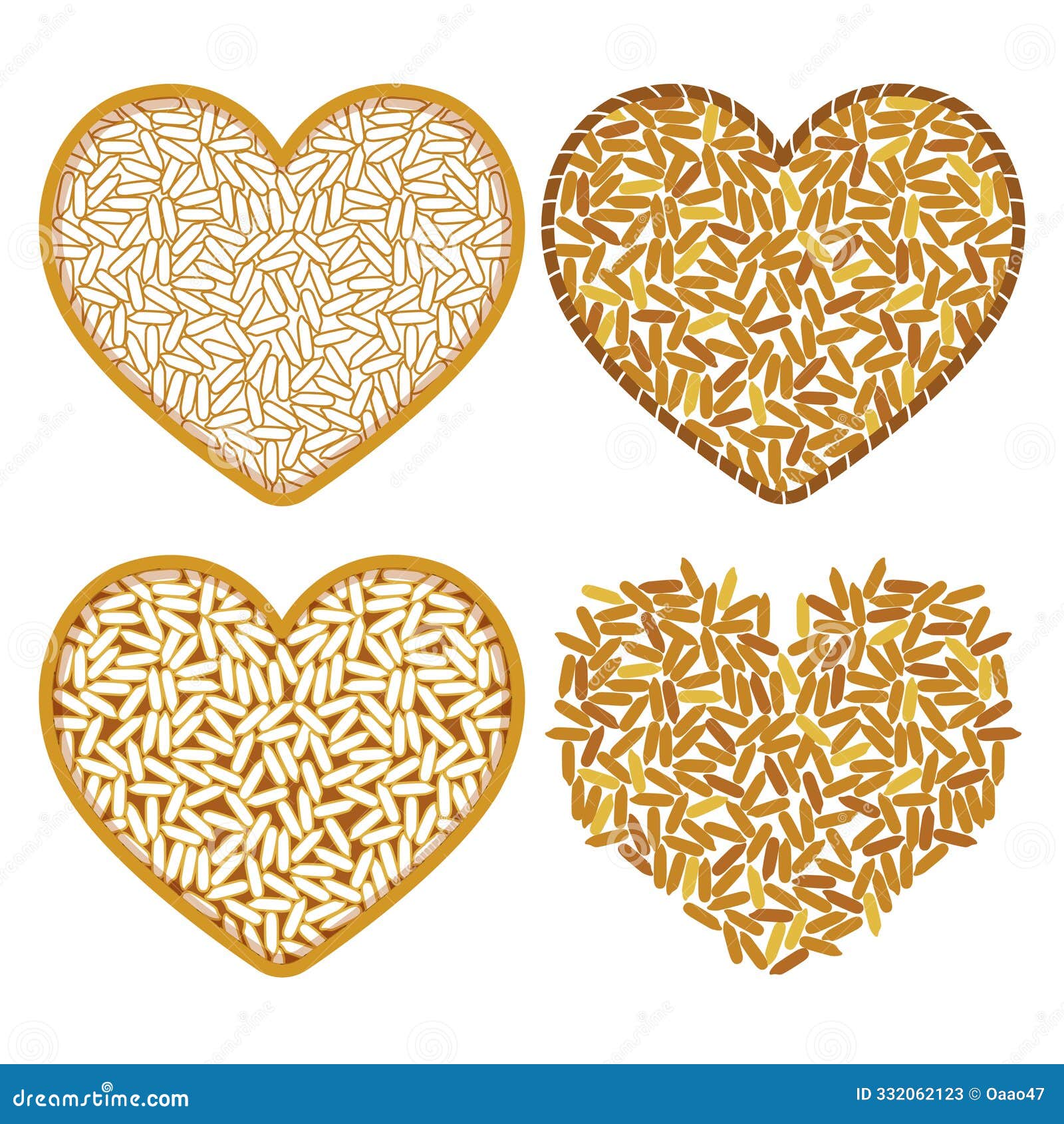 Rice Font, Complete Alphabet. Made With White Rice Long Grains, Bold ...