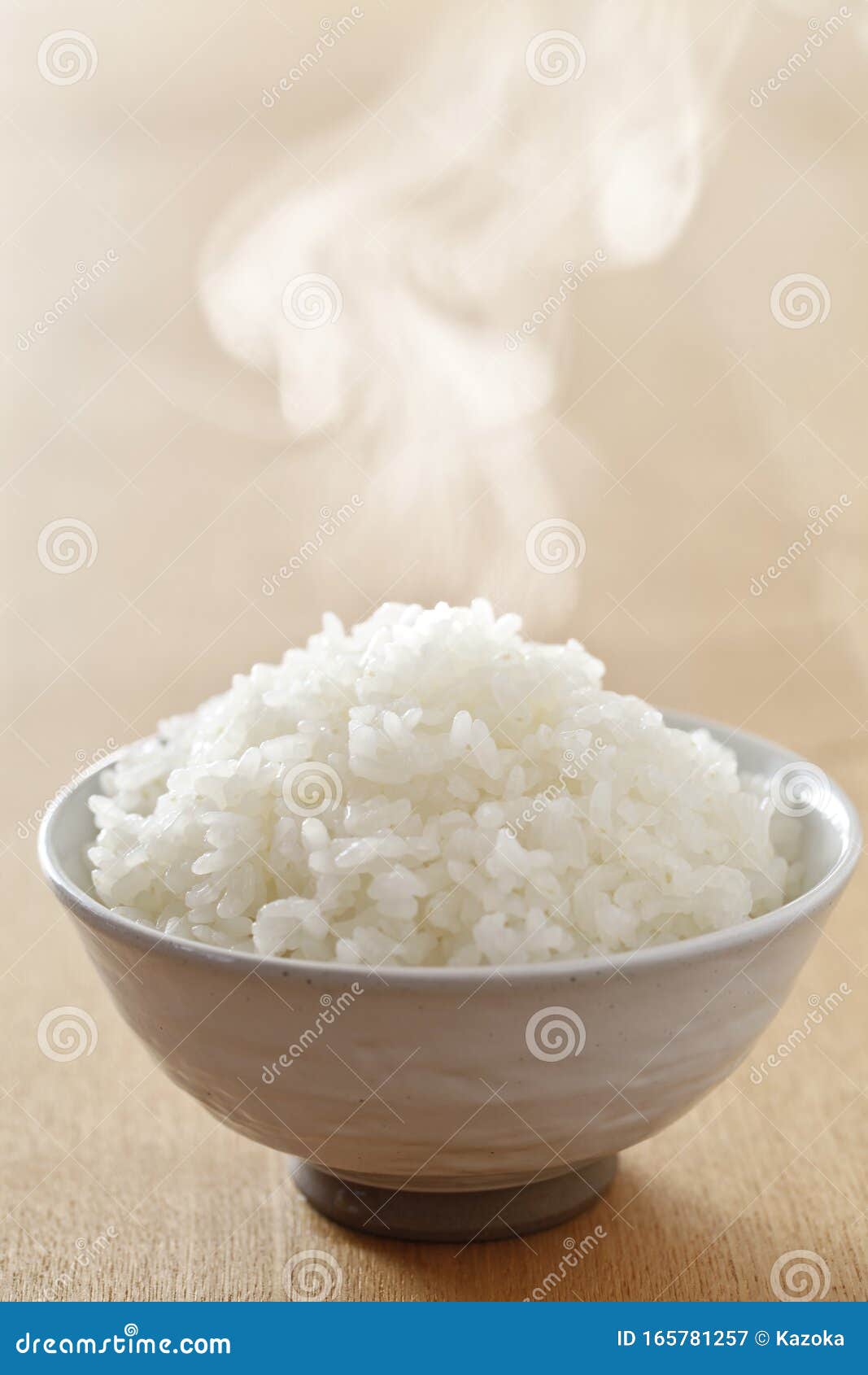 Rice hot freshly cooked stock image. Image of basmati - 165781257