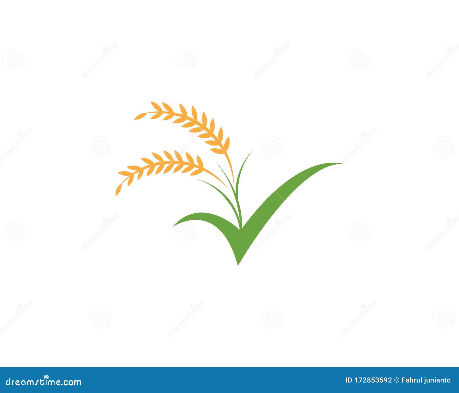 Rice Icon and Symbol Industry Agriculture Stock Vector - Illustration ...