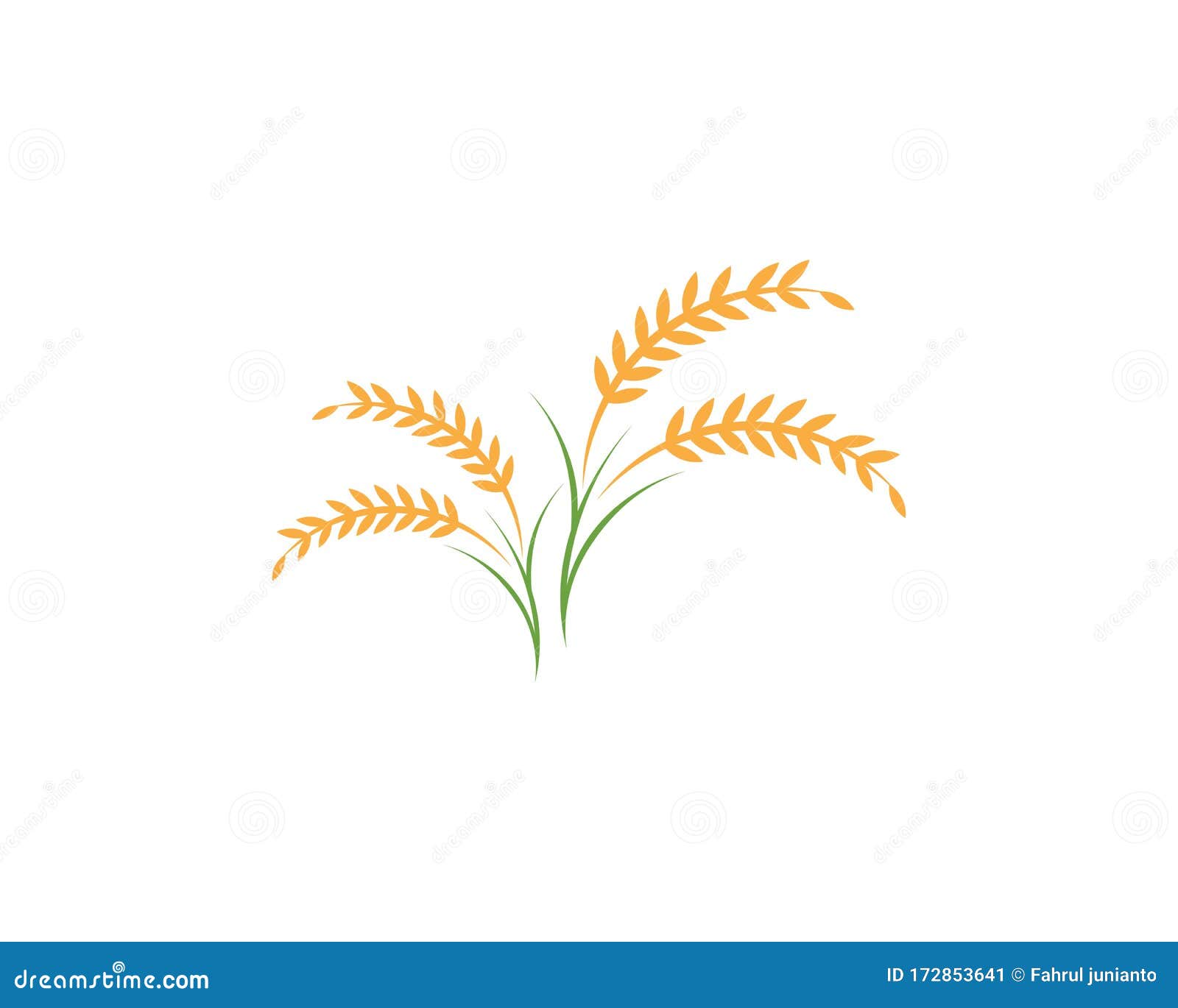Rice Icon and Symbol Industry Agriculture Stock Illustration ...