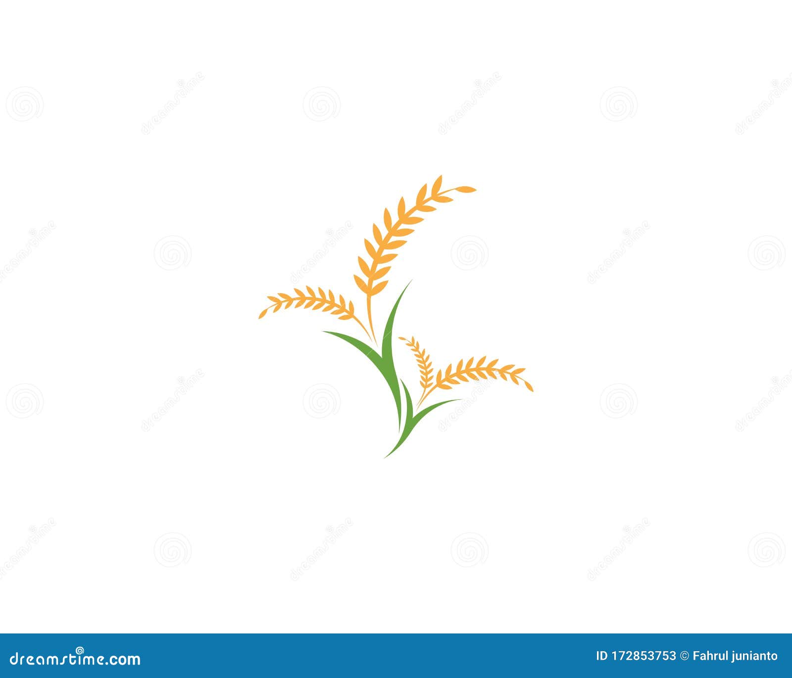 Rice Industry Logo And Symbols Cartoon Vector | CartoonDealer.com #11049521