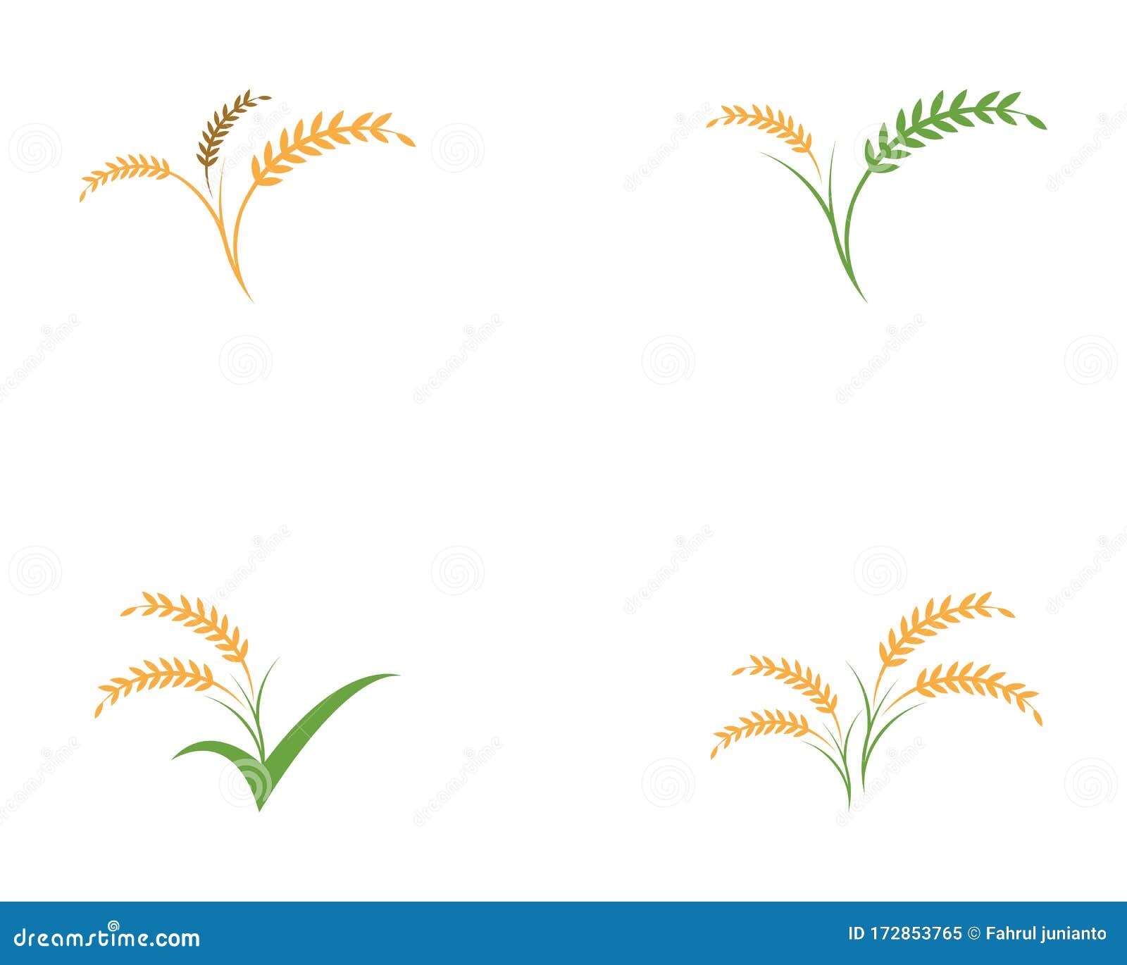Rice Icon and Symbol Industry Agriculture Stock Illustration ...