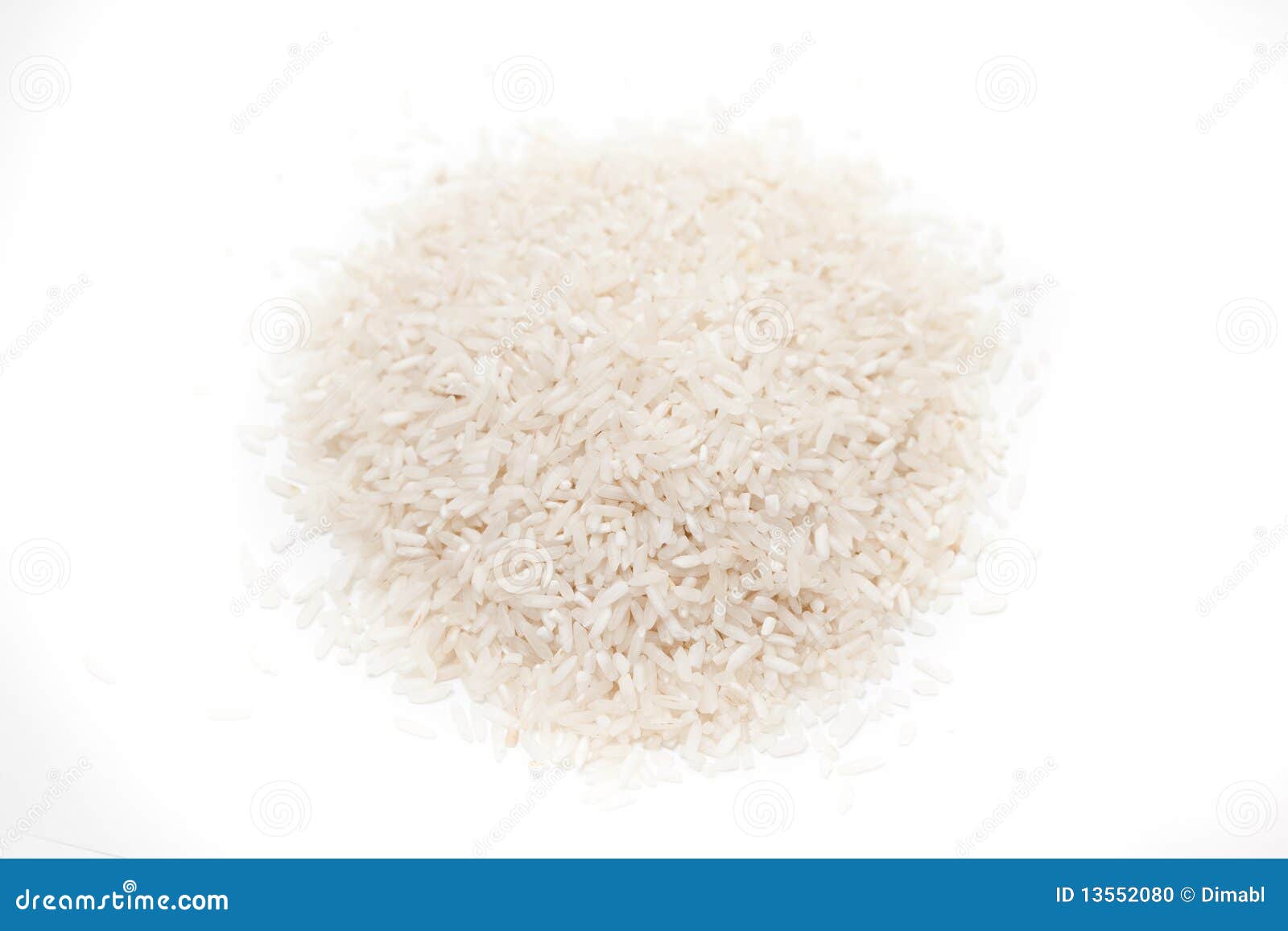 Rice isolated on white stock photo. Image of agriculture - 13552080