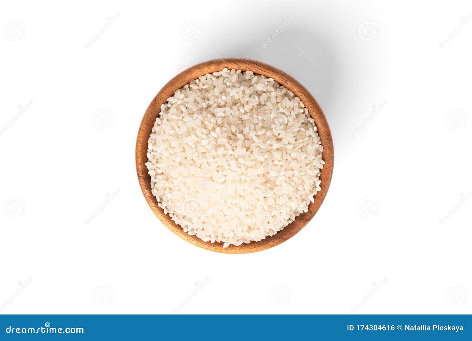 Rice isolated on white. stock photo. Image of heap, grain - 174304616