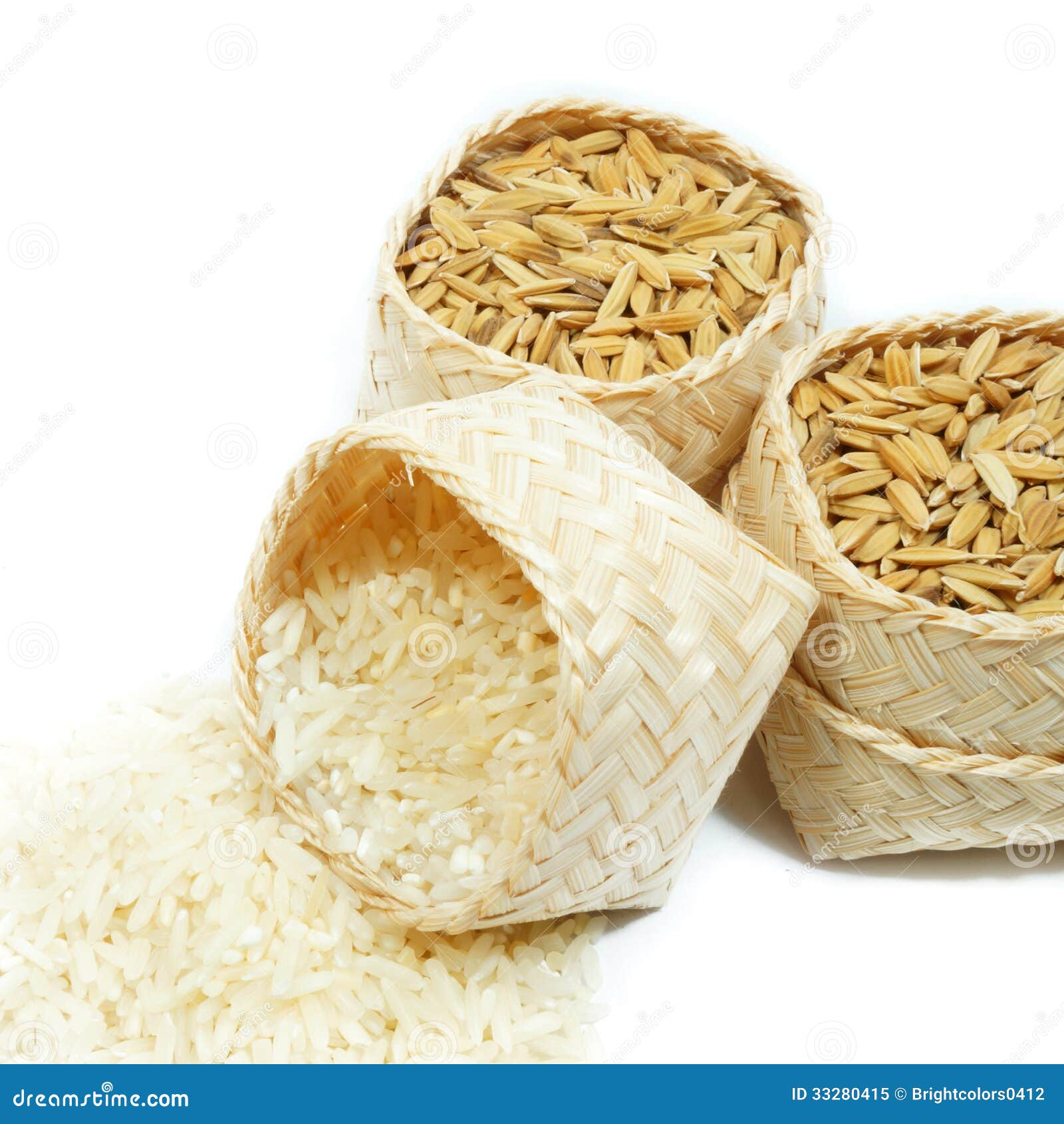 Rice isolated stock image. Image of rice, grain, white - 33280415