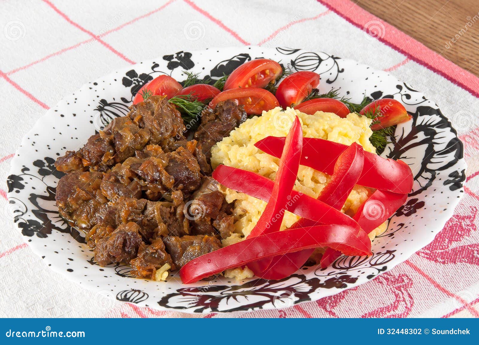 Rice and Lamb Stew with Vegetables Stock Photo - Image of meat, lamb ...
