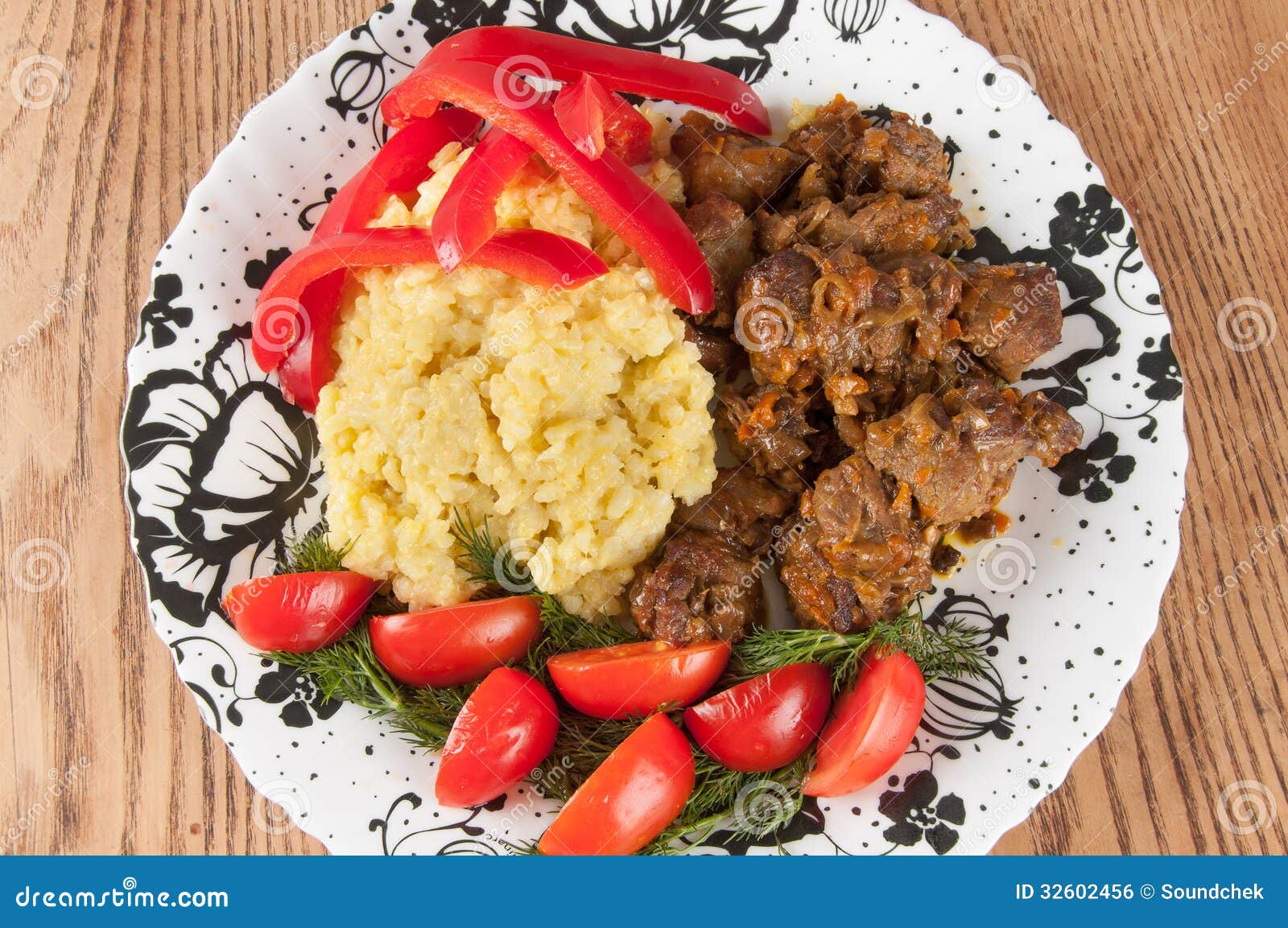 Rice and Lamb Stew with Vegetables Stock Photo - Image of food, cuisine ...