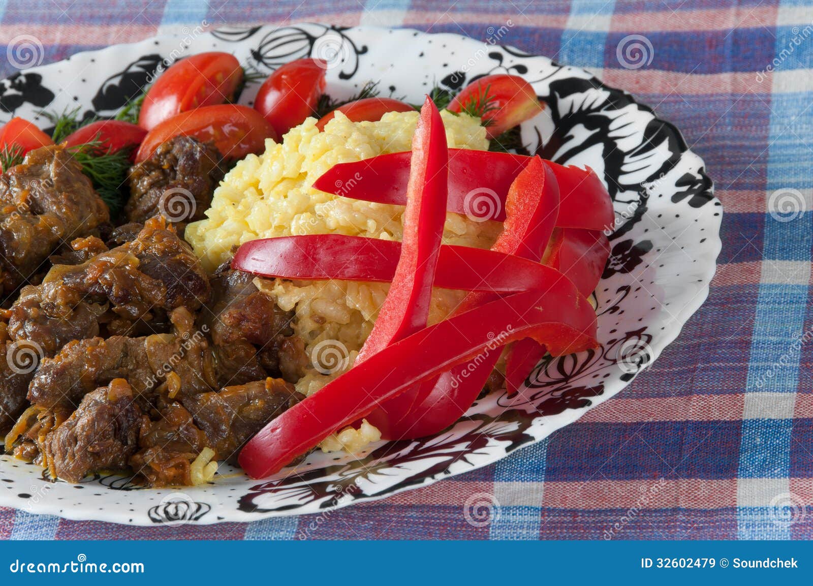 Rice and Lamb Stew with Vegetables Stock Image - Image of vegetable ...