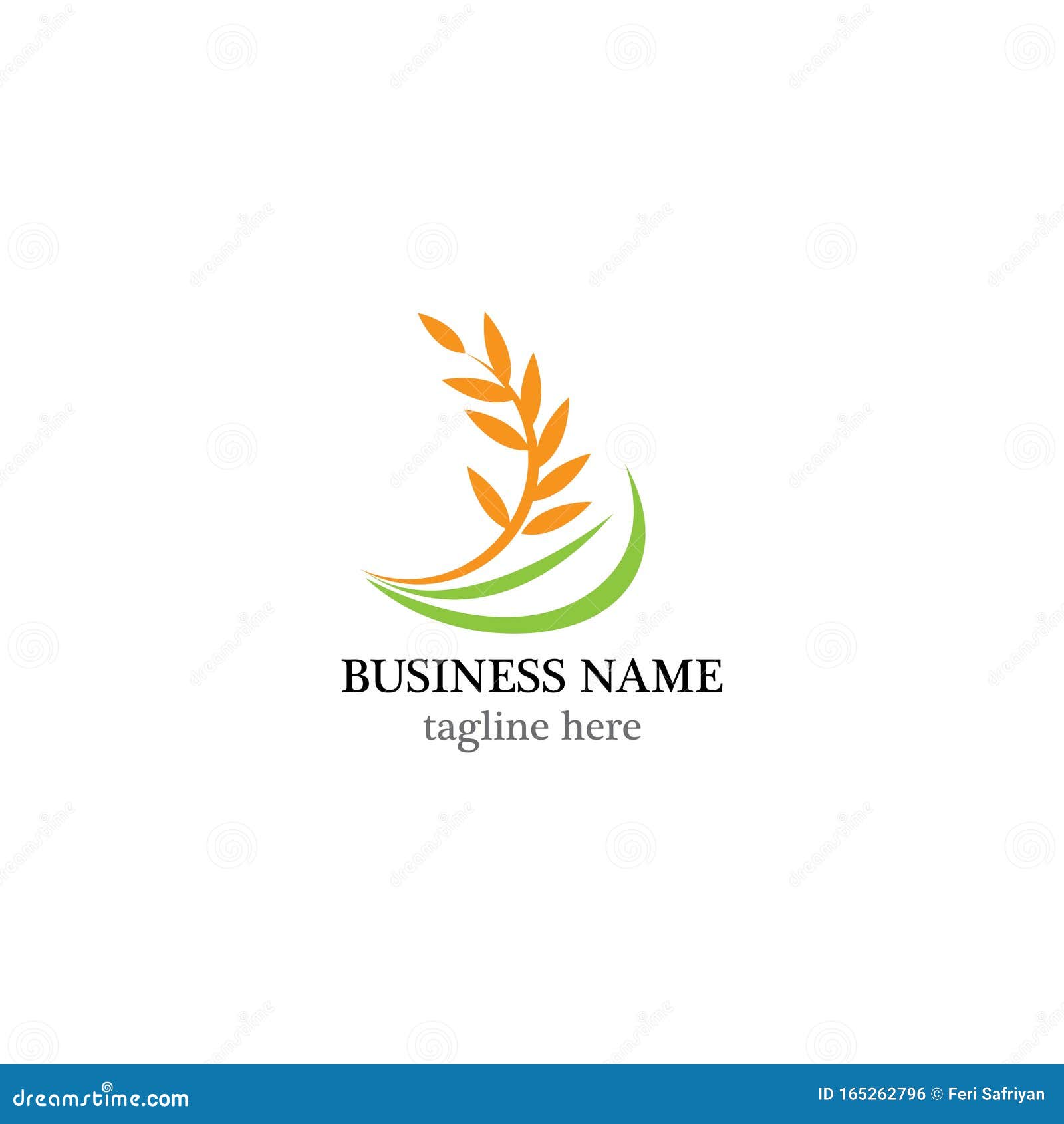 Rice Grain Logo