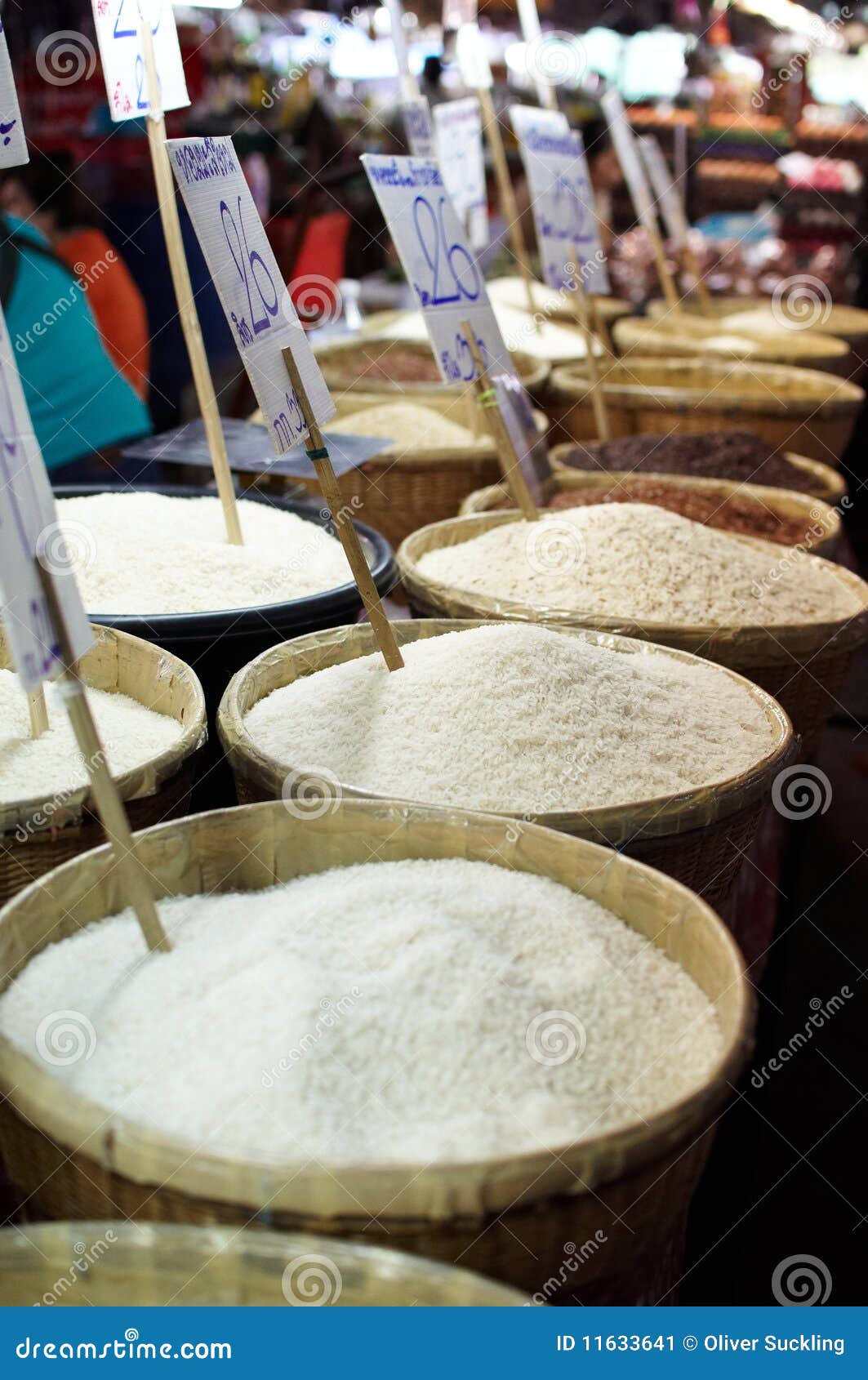 Rice market stock image. Image of thai, food, grains - 11633641