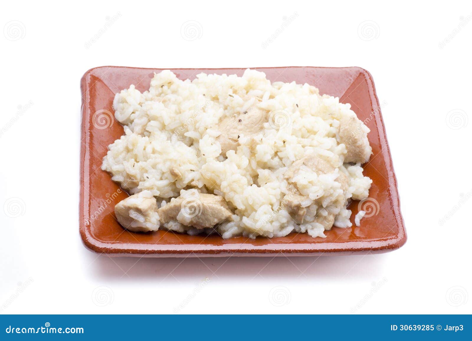 Rice with meat stock image. Image of tasty, dinner, rice - 30639285
