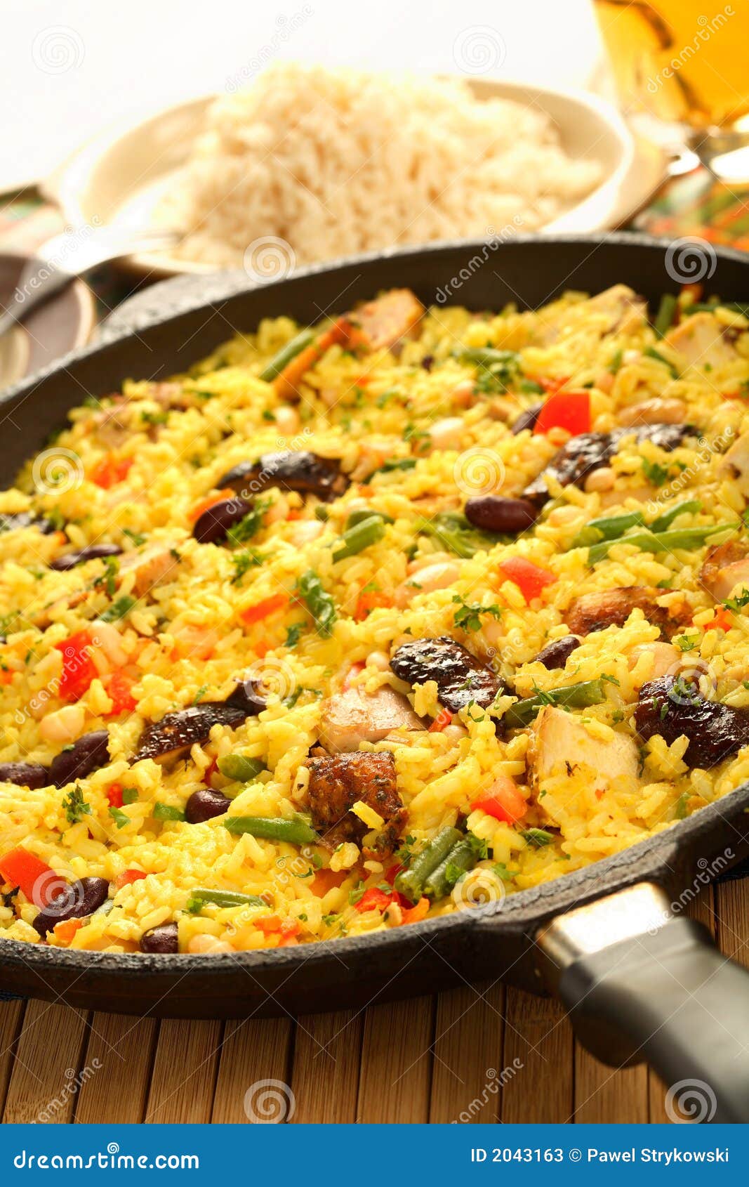 Rice with Meat and Vegetables Stock Image - Image of industry, recipe ...