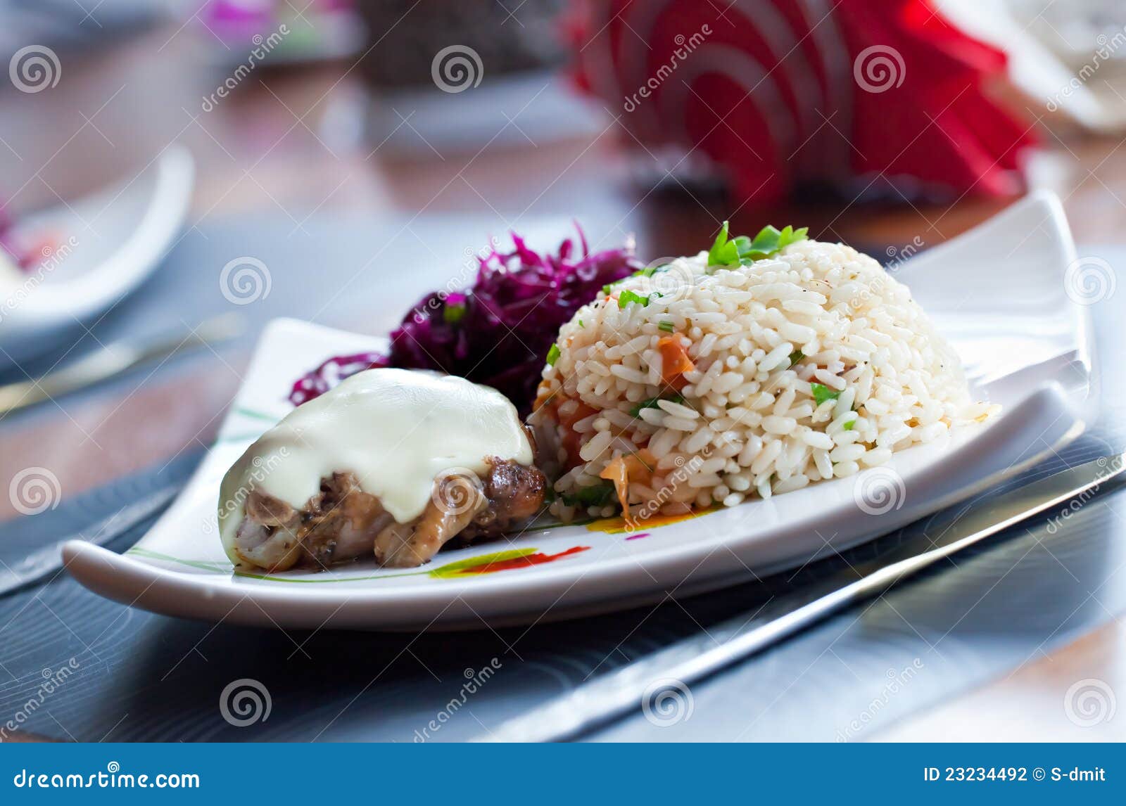 Rice with Meat and Vegetables Stock Photo - Image of rice, carriage ...
