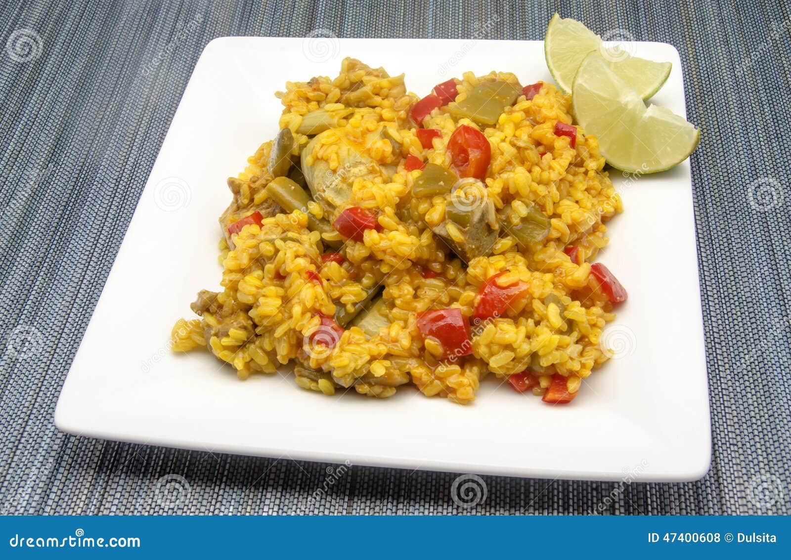 Rice with Meat and Vegetables Stock Photo - Image of meat, pepper: 47400608
