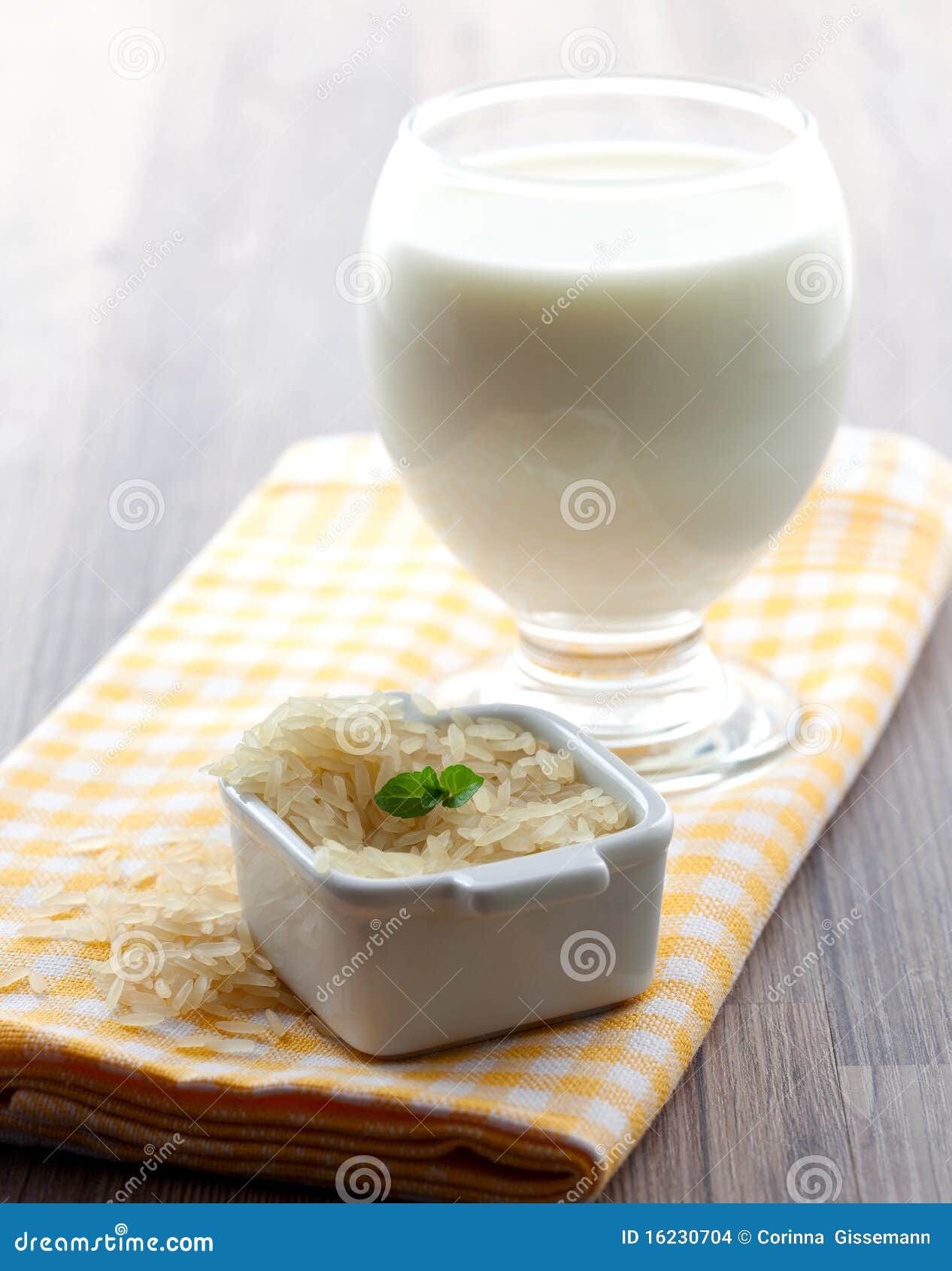 Rice milk stock photo. Image of rice, milk, drink, dishtowel - 16230704