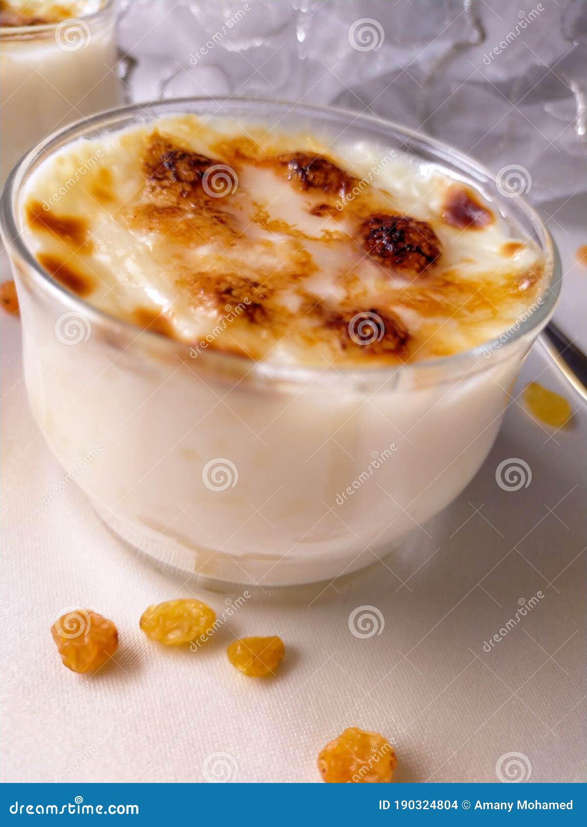 Rice and Milk Sweet Breakfast Stock Photo - Image of buttercream ...