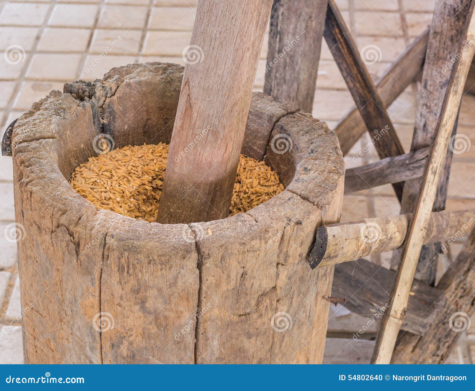Rice mill stock photo. Image of equipment, handmade, model - 54802640