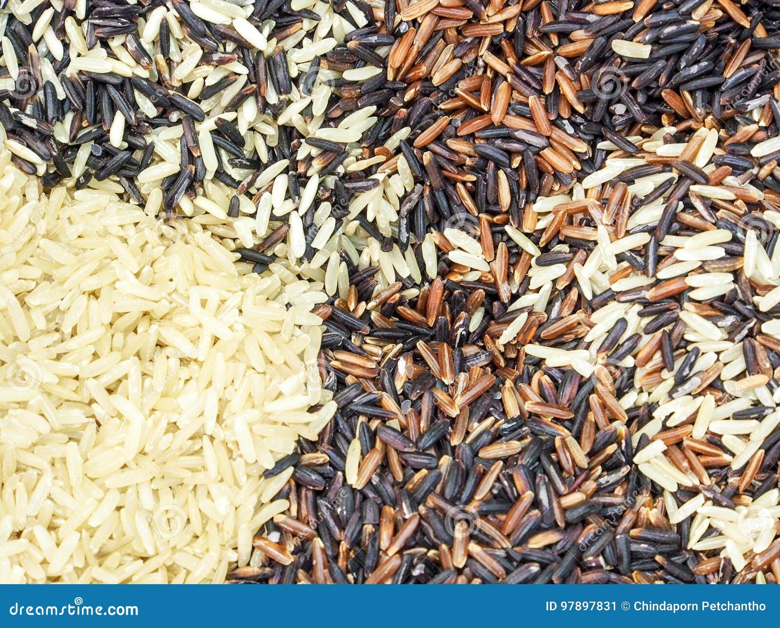 Rice mixture stock image. Image of closeup, ingredient - 97897831