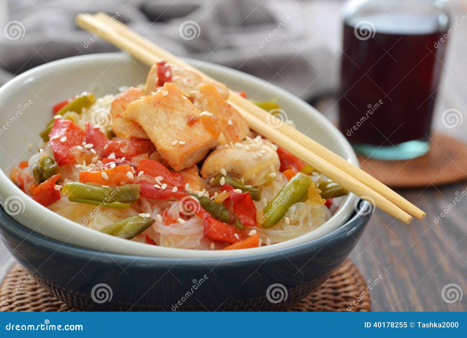 Rice noodles stock image. Image of asian, salt, rice - 40178255