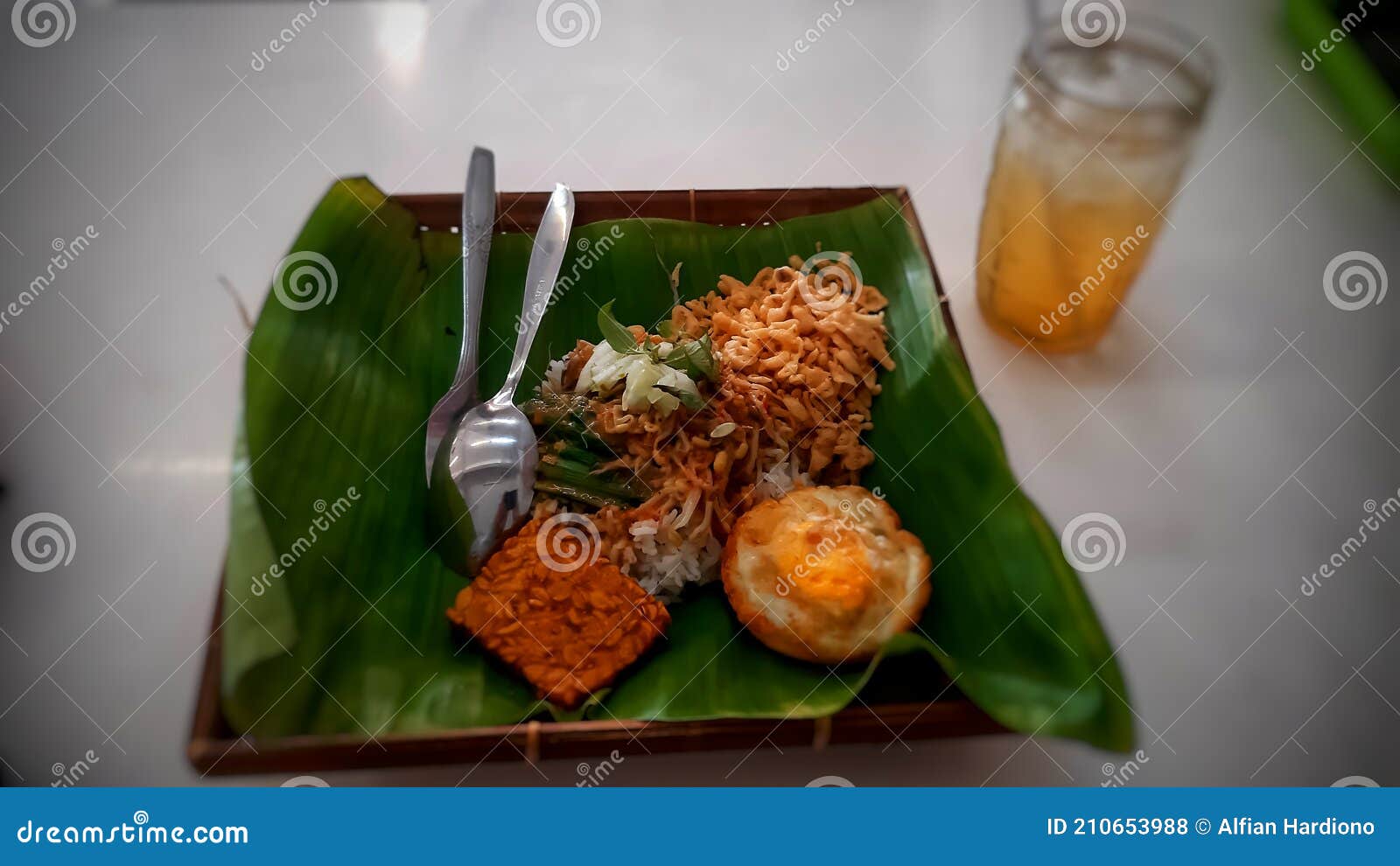 Rice Pecel Typical Food of East Java Stock Photo - Image of food, foods ...