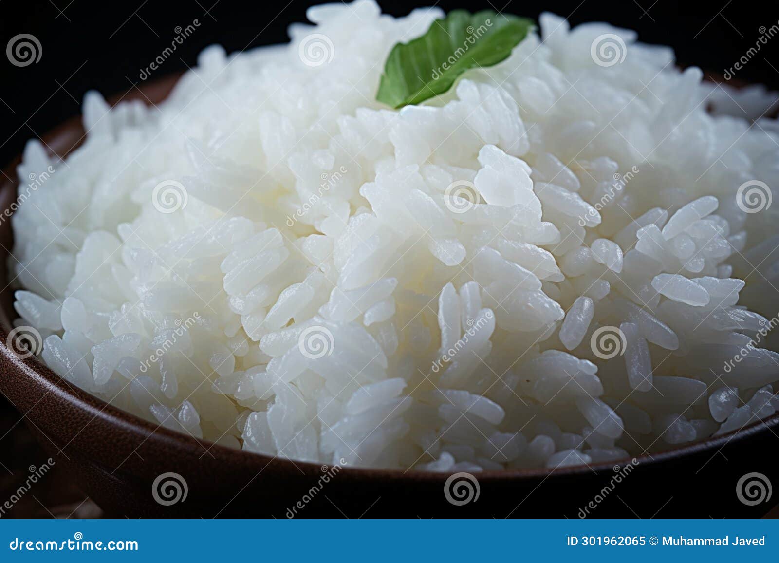 Rice Perfection Close Up of Beautifully Cooked and Presented White Rice ...