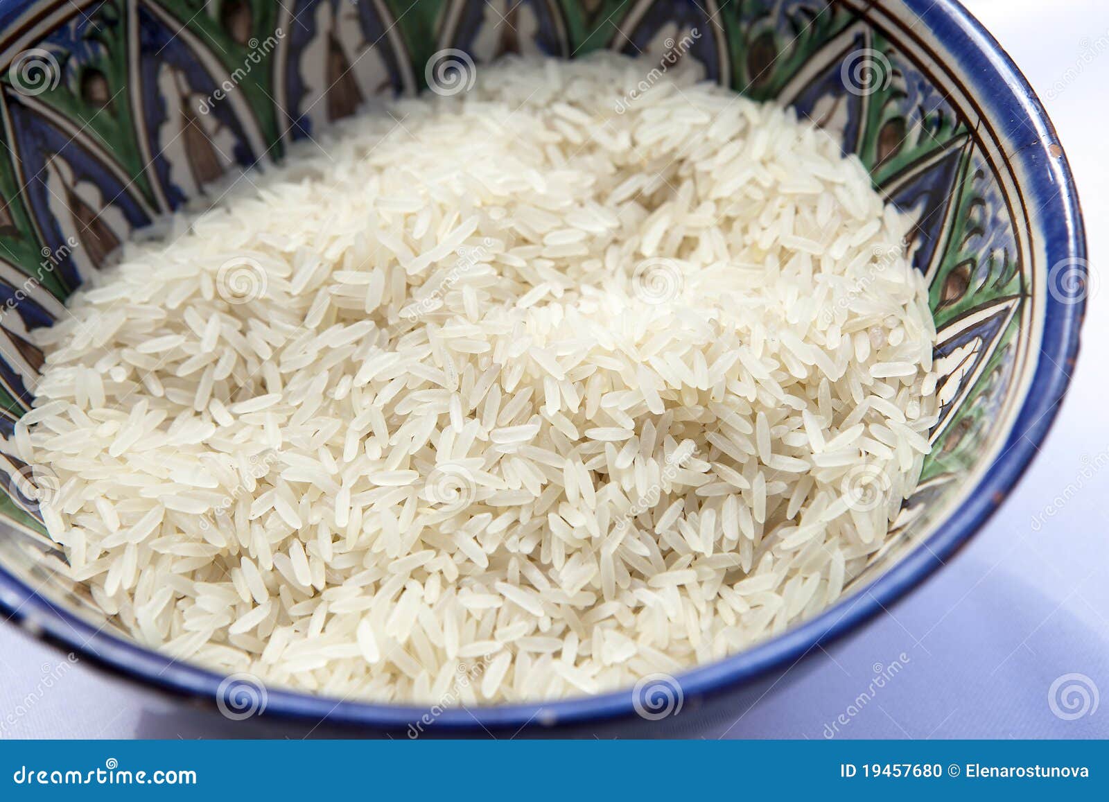 Rice on plate stock photo. Image of meal, calories, material - 19457680