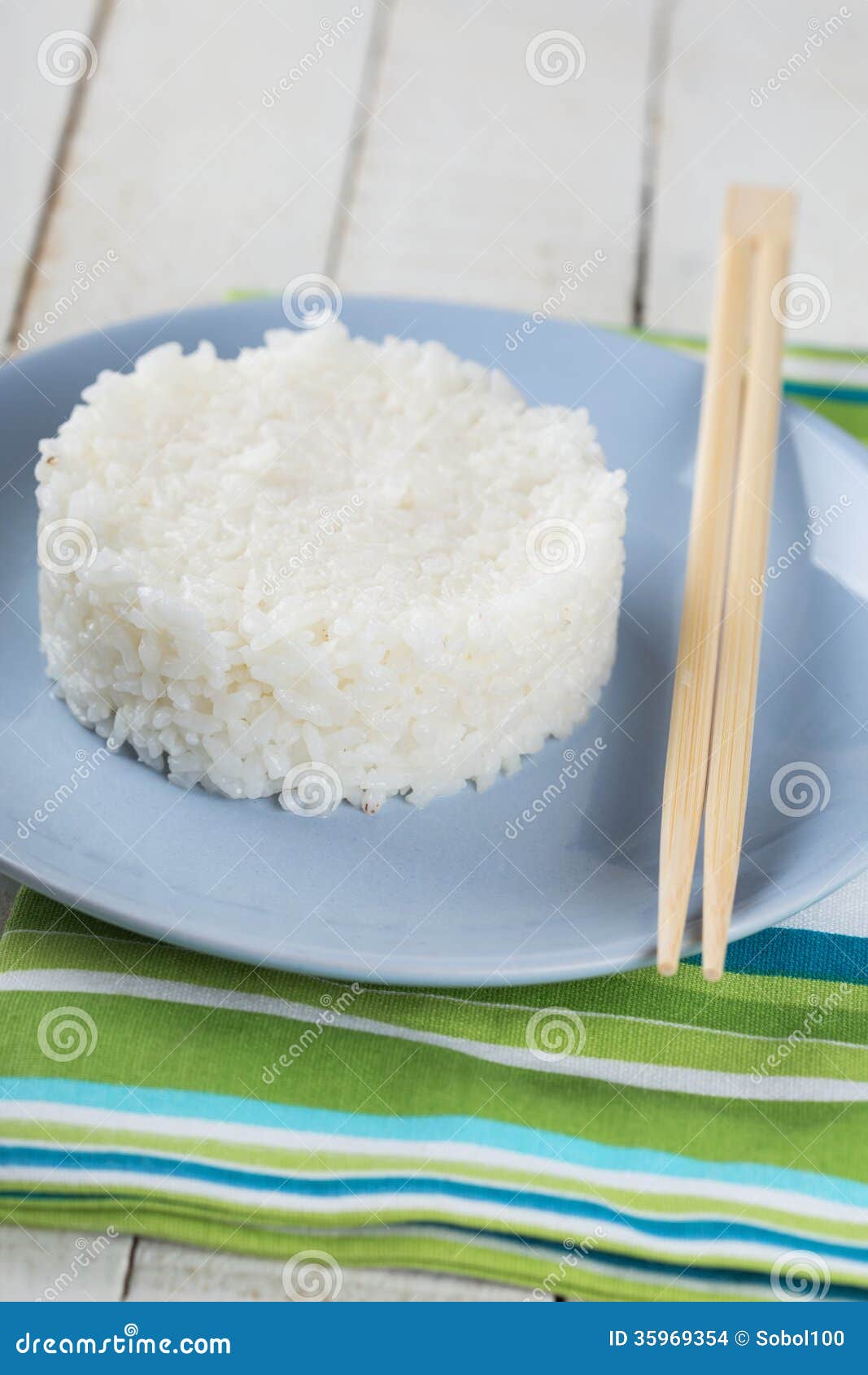 Rice on plate stock photo. Image of backgroud, grained - 35969354