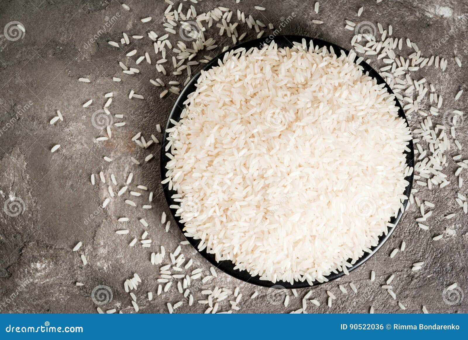 Rice on a plate stock photo. Image of carbohydrates, chinese - 90522036