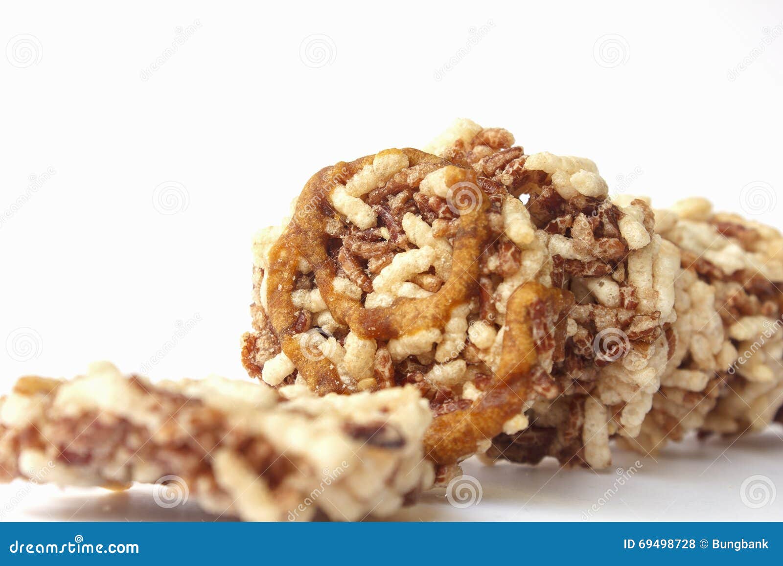 Rice Pop Isolated on White Background Stock Photo - Image of object ...