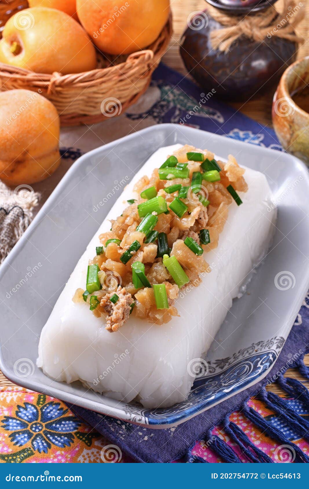 Rice pudding / Rice cake stock photo. Image of pastry - 202754772