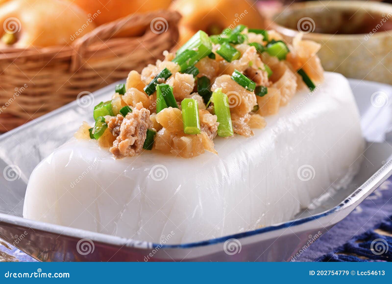 Rice pudding / Rice cake stock image. Image of gourmet - 202754779