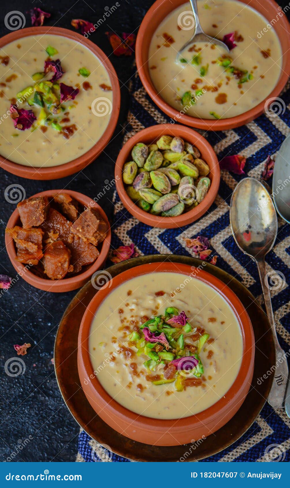 Rice Pudding with Palm Sugar Bengali Sweet Stock Image - Image of ...