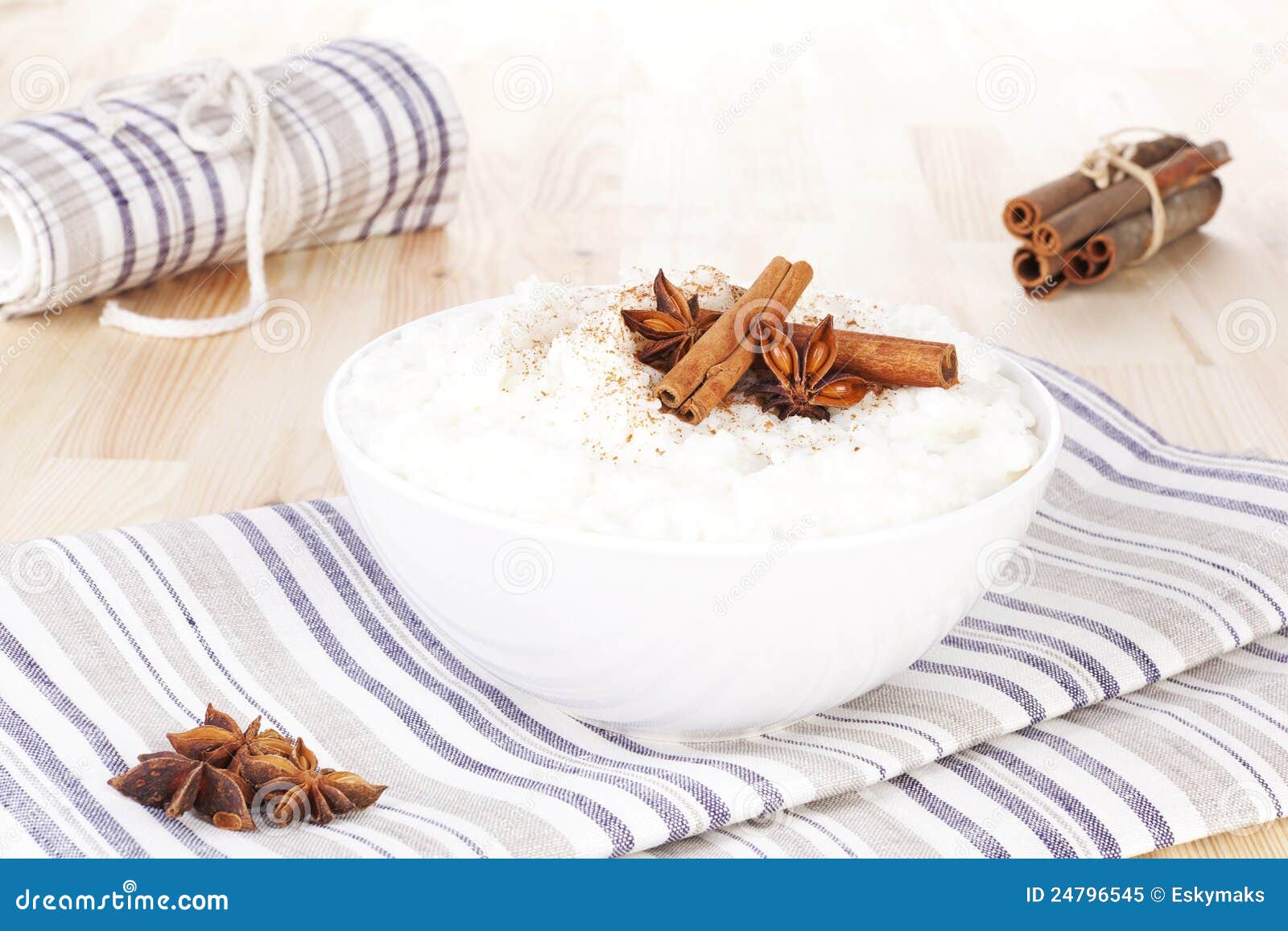 Rice Pudding, Sweet Dessert. Stock Image - Image of gourmet, vibrant ...