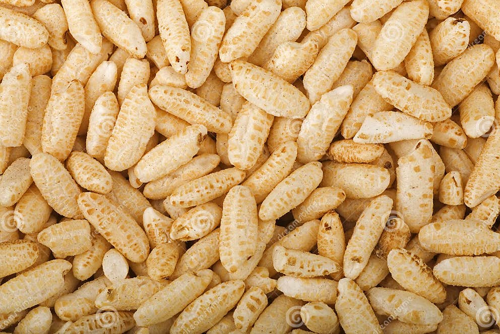 Rice puff cereal stock image. Image of nutritious, healthy - 13497897