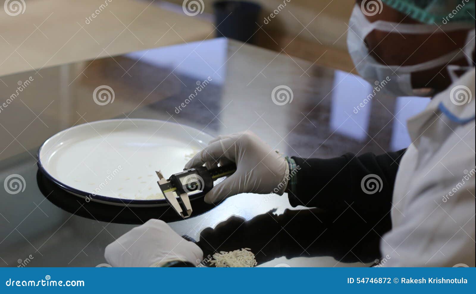 Rice quality test stock photo. Image of manufacturer - 54746872