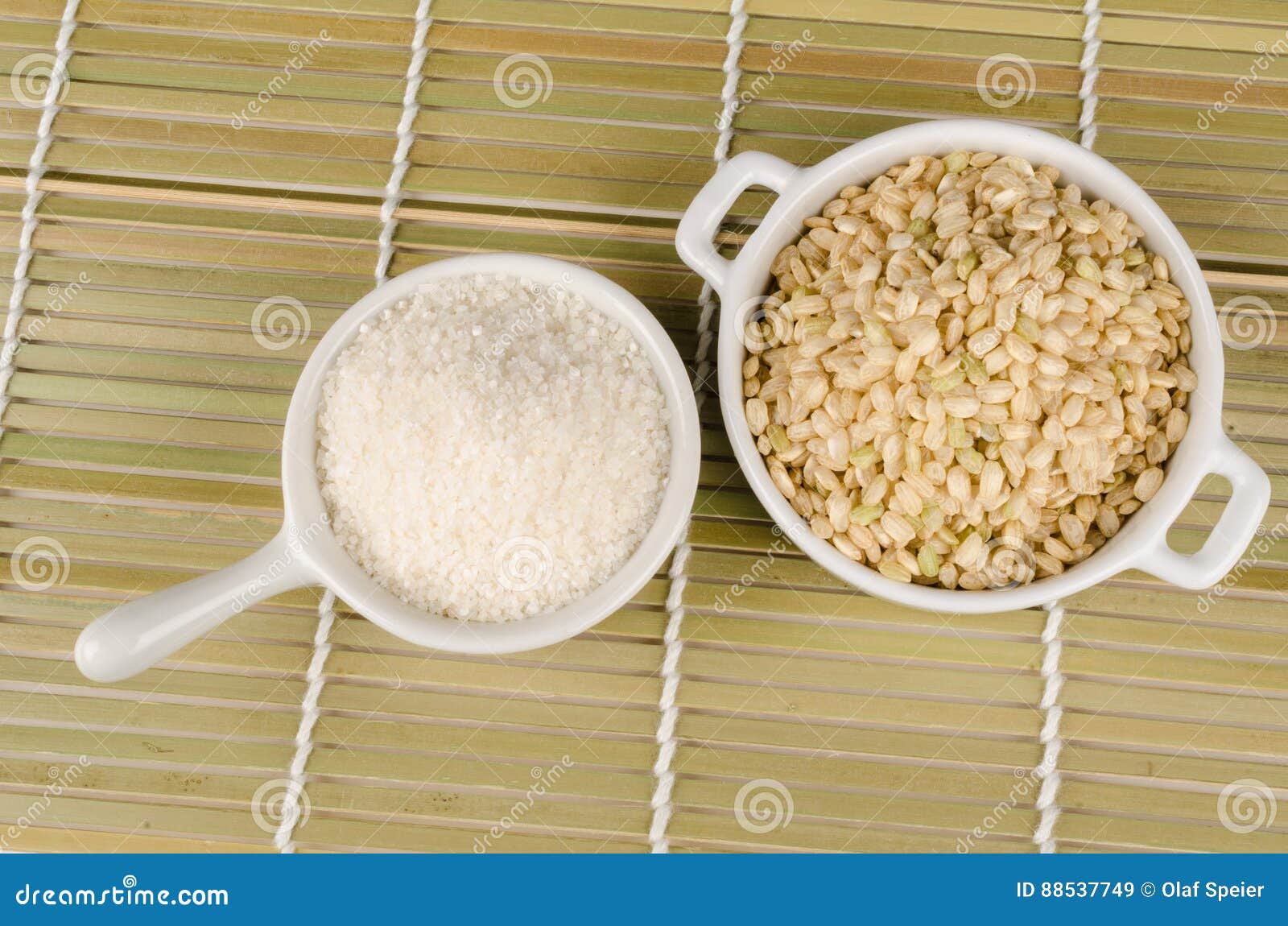 Rice and rice semolina stock image. Image of food, cereal - 88537749