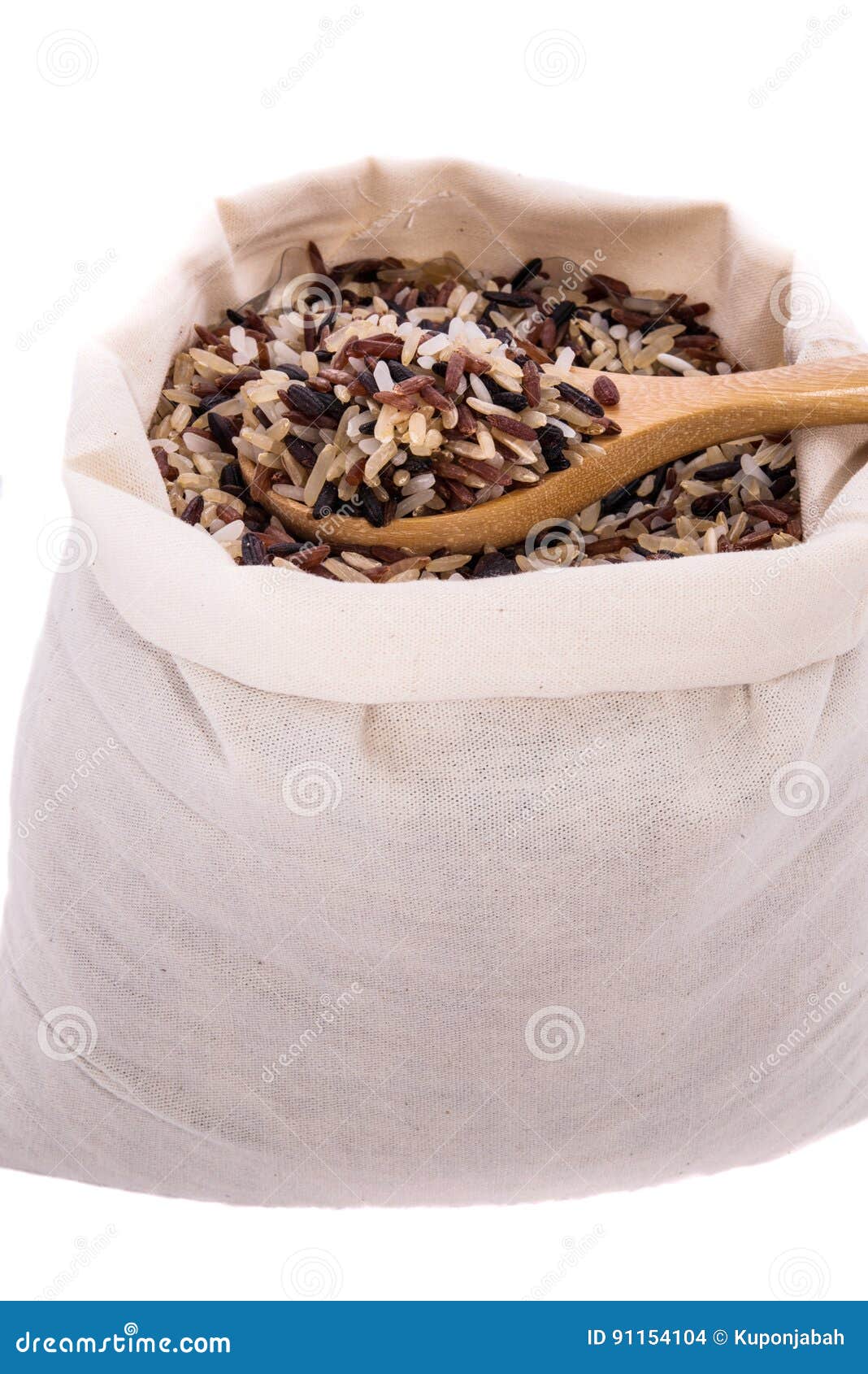 Rice stock photo. Image of macro, healthy, white, sack - 91154104