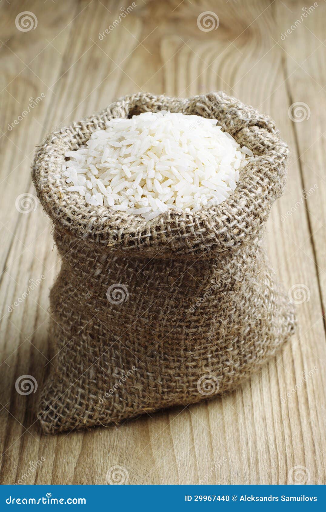 Rice in a sack stock photo. Image of diner, background - 29967440