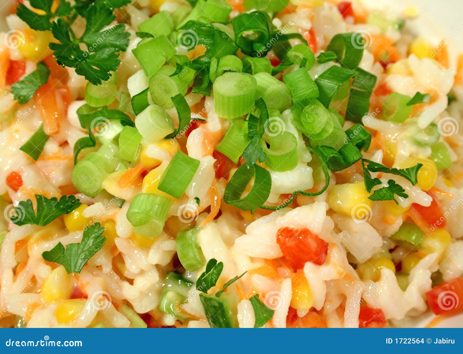 Rice Salad stock photo. Image of healthy, grains, shredded - 1722564