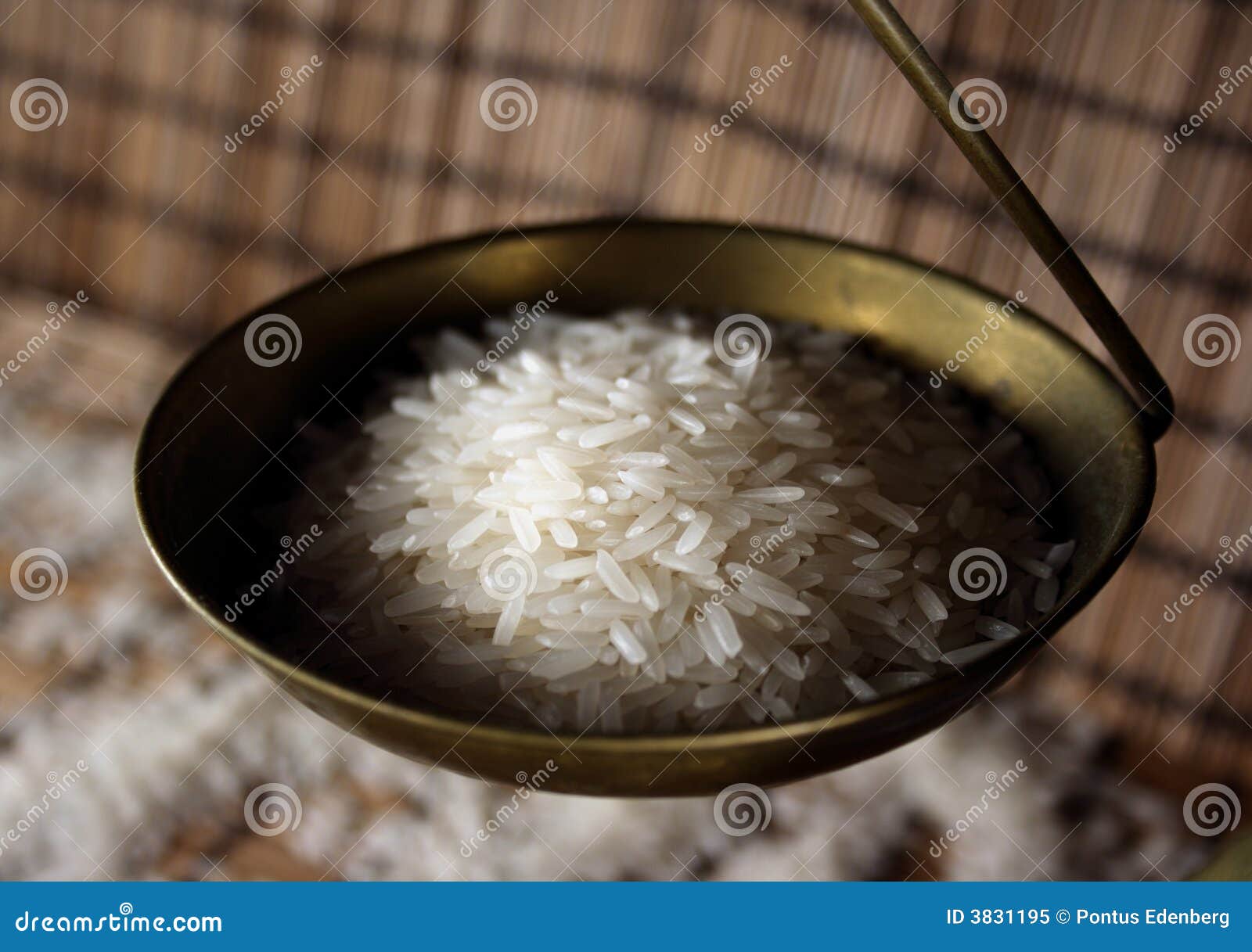 Rice on a scale stock image. Image of kilo, cook, boiled - 3831195
