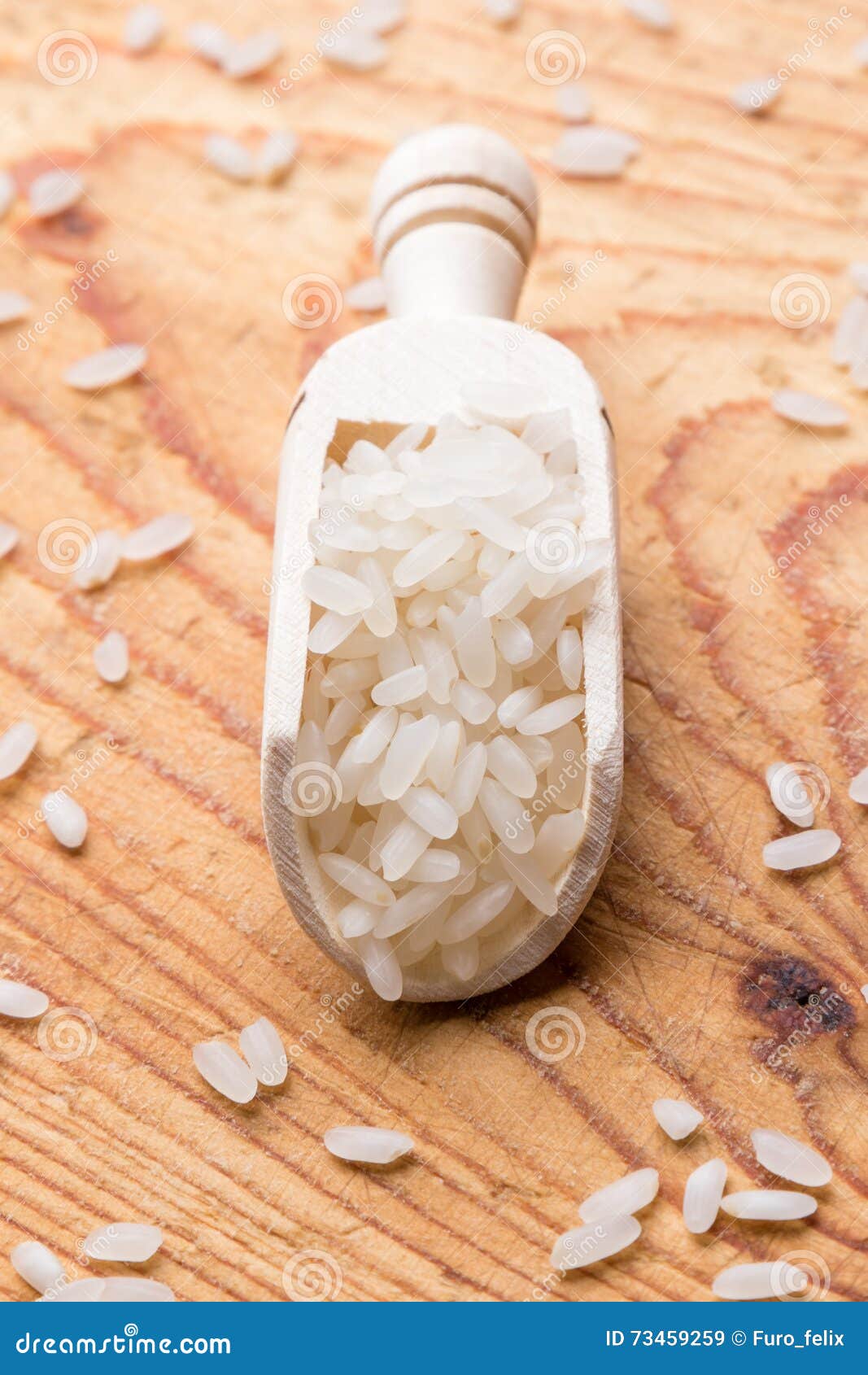 Rice with scoop stock image. Image of scoop, cereal, grain - 73459259