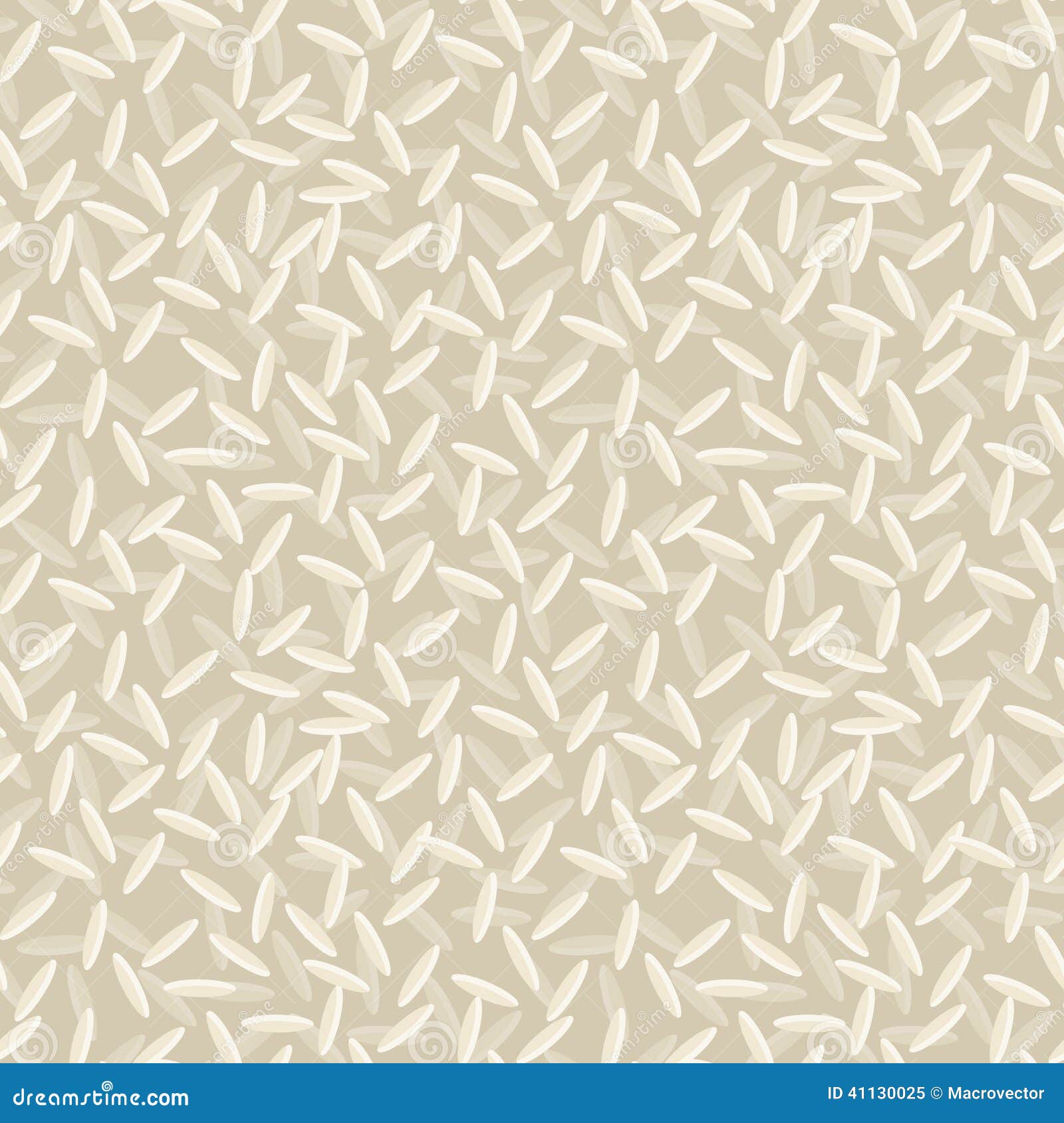 Rice seamless pattern stock vector. Illustration of organic - 41130025