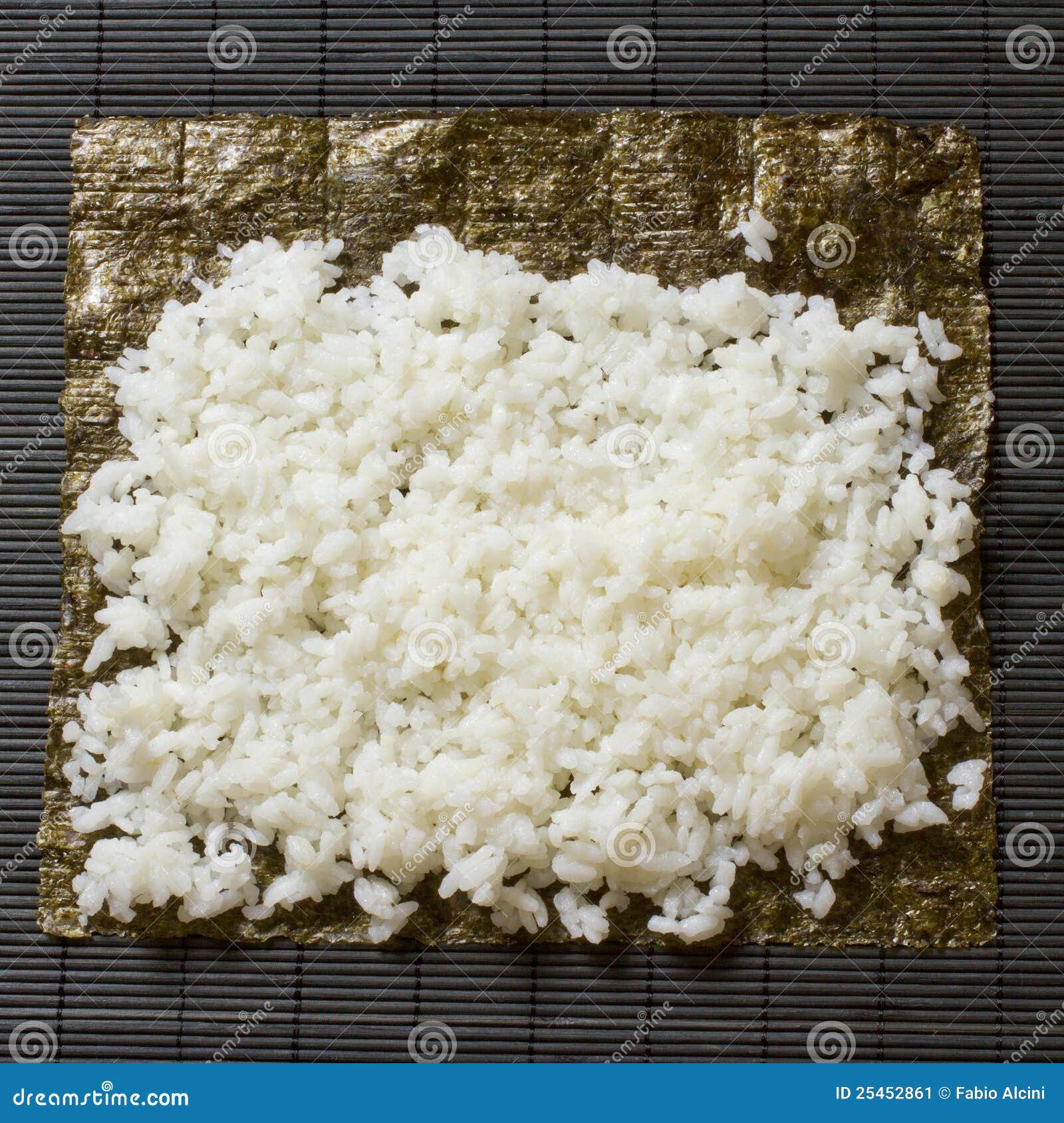 Rice and seaweed stock image. Image of rice, culture - 25452861