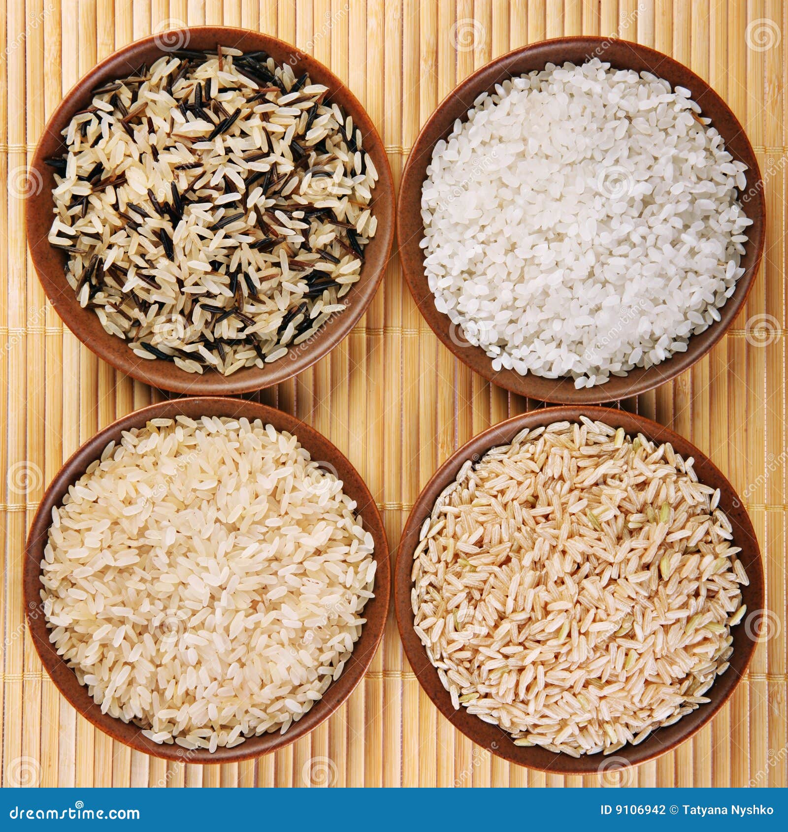 Rice set stock photo. Image of seed, oriental, white, food - 9106942