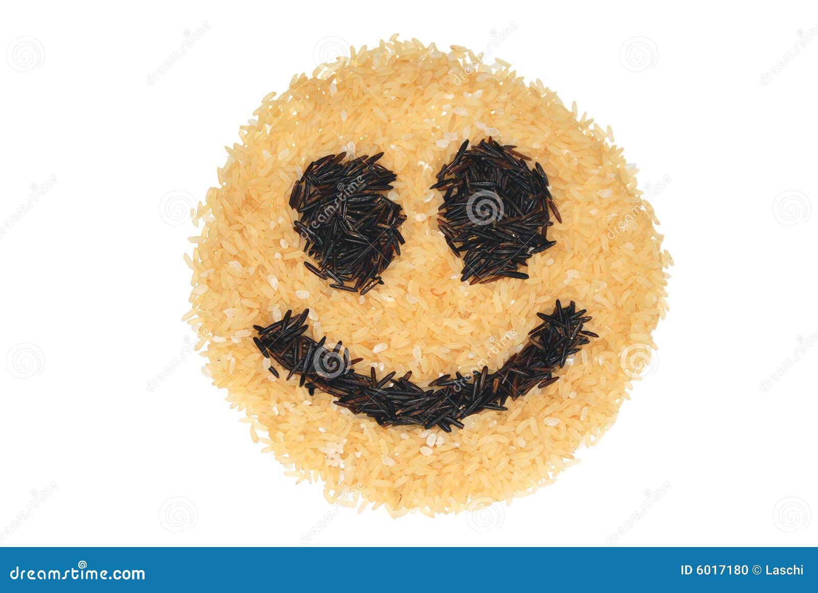 Rice smiley stock photo. Image of healthy, grains, eating - 6017180