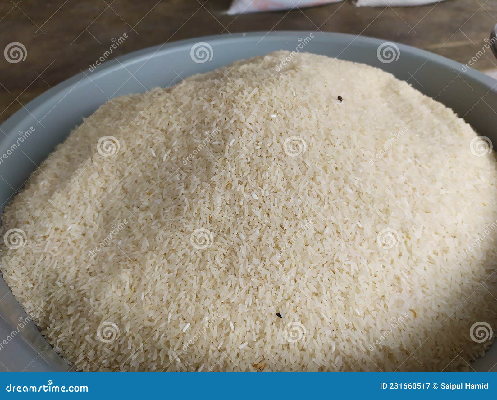Rice Sold at the Rice Shop by the Roadside Stock Image - Image of white ...