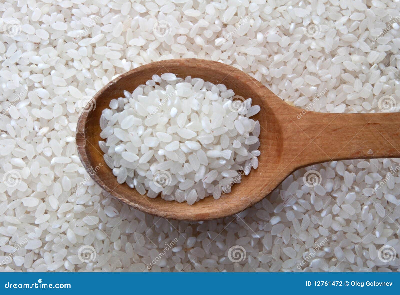 Rice spoon stock photo. Image of large, studio, ingredient - 12761472